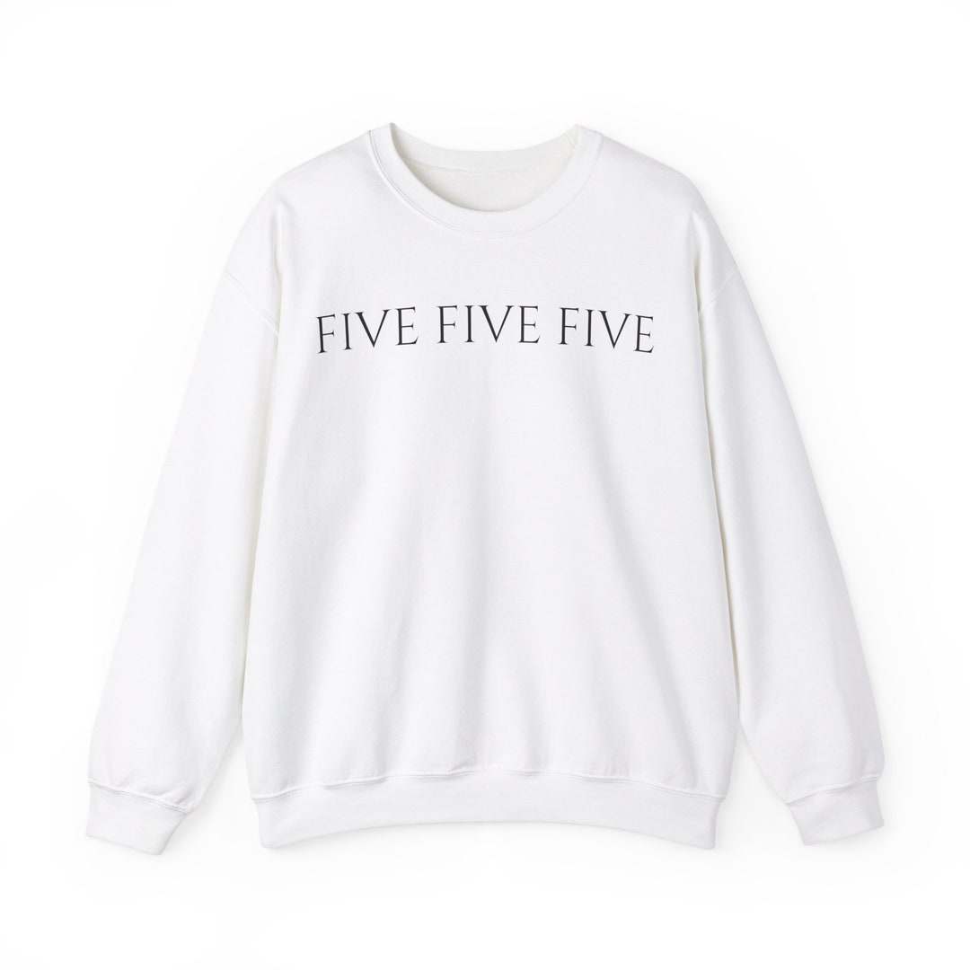 555 Five Five Five Angel Number Unisex Heavy Blend™ Crewneck Sweatshirt ...