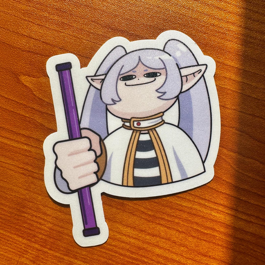 Smug Groan Tube Frieren - Matte Die Cut Waterproof Vinyl Sticker - Etsy