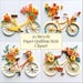 Paper Quilling Art Style Bicycle Clipart Images Quilling Style Consist ...