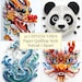 Chinese Paper Quilling Art: Portrait Clipart, 45 Images (digital ...