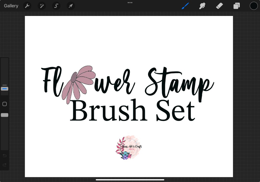 IPad Collection - Procreate Brush - Flower Stamp Set - Digital Download ...