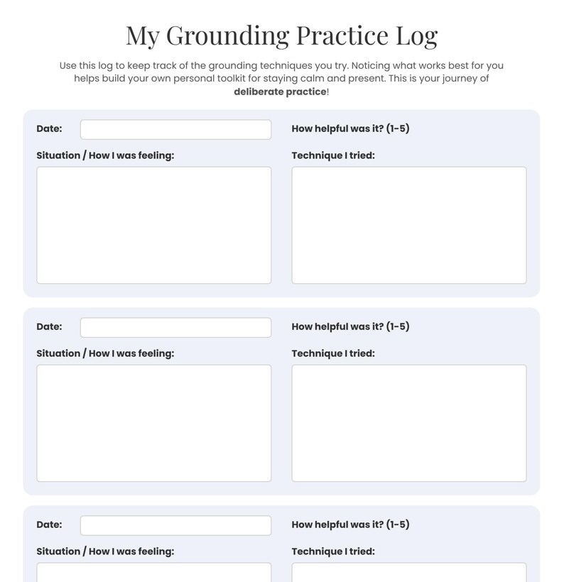 Emotional Regulation Worksheet | Anxiety Relief Printable ...