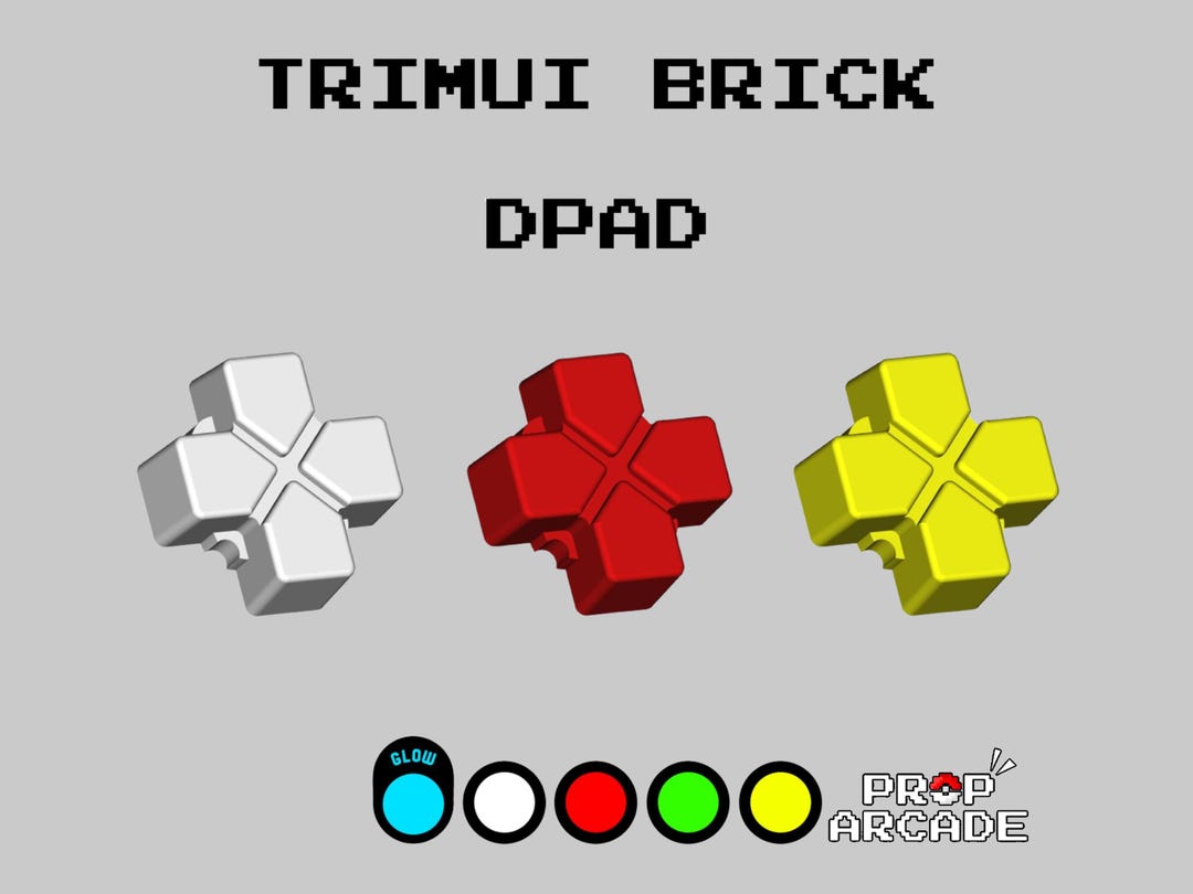 TRIMUI Brick Dpad Custom Glow in Dark Blue - Etsy