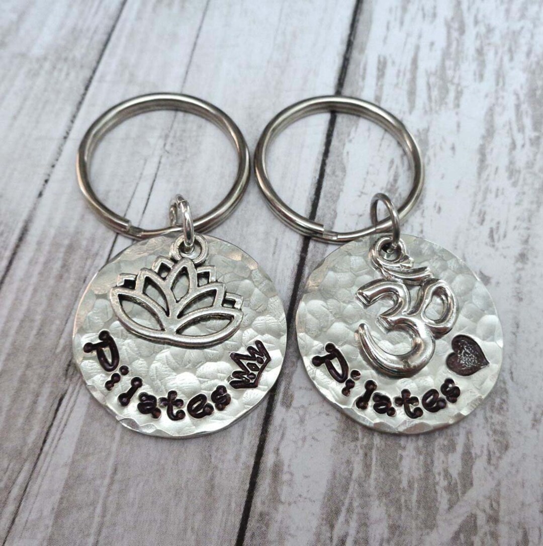 Pilates Love Keychain Pilates Gift Pilates Queen Key ring Pilates ...