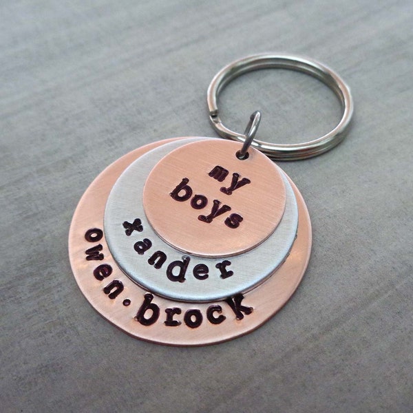 Boys Keychain - Etsy