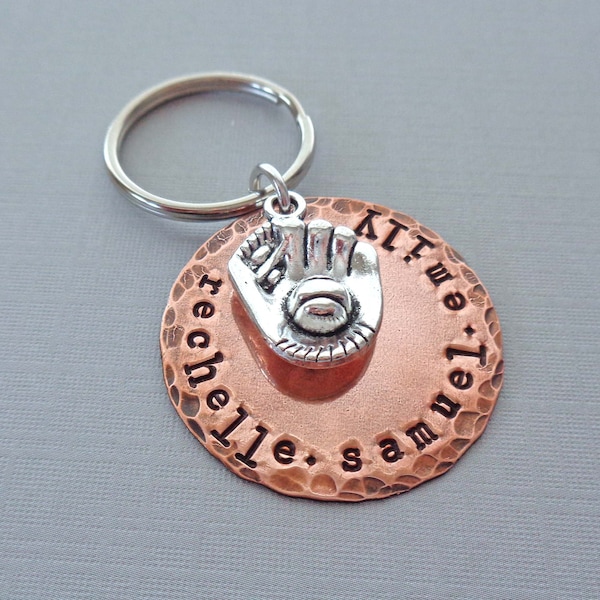 Baseball Keychain - Etsy