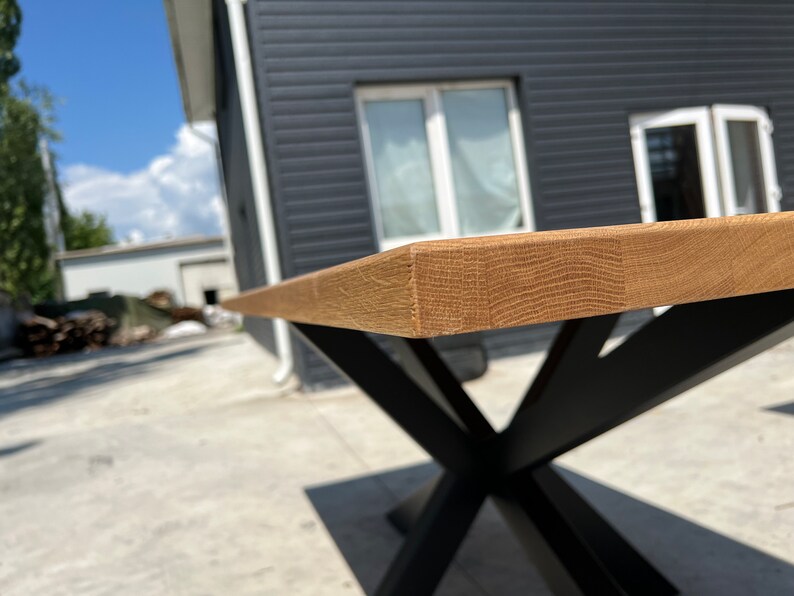 Dining Table, Oak Table, Conference Table, Wooden Table, Spider Legs ...