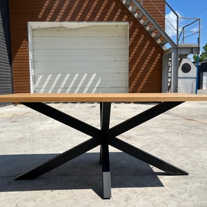 Dining Table, Oak Table, Conference Table, Wooden Table, Spider Legs ...