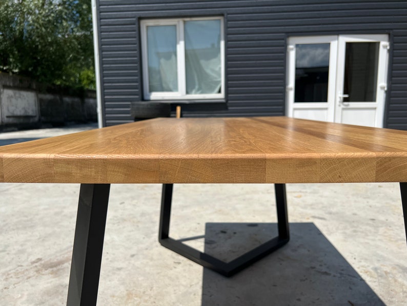 Dining Table, Oak Table, Conference Table, Wooden Table, Spider Legs ...