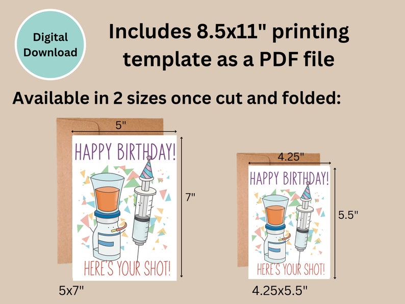 Funny Printable Medical Birthday Card for Doctors, Nurses, Hospital ...