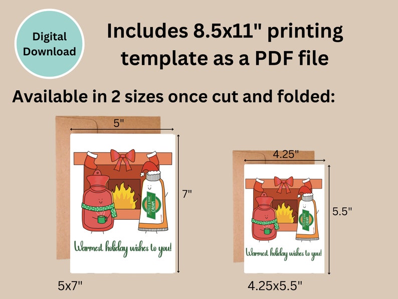 Funny Healthcare Medical Printable Holiday Christmas Cards for Doctors ...