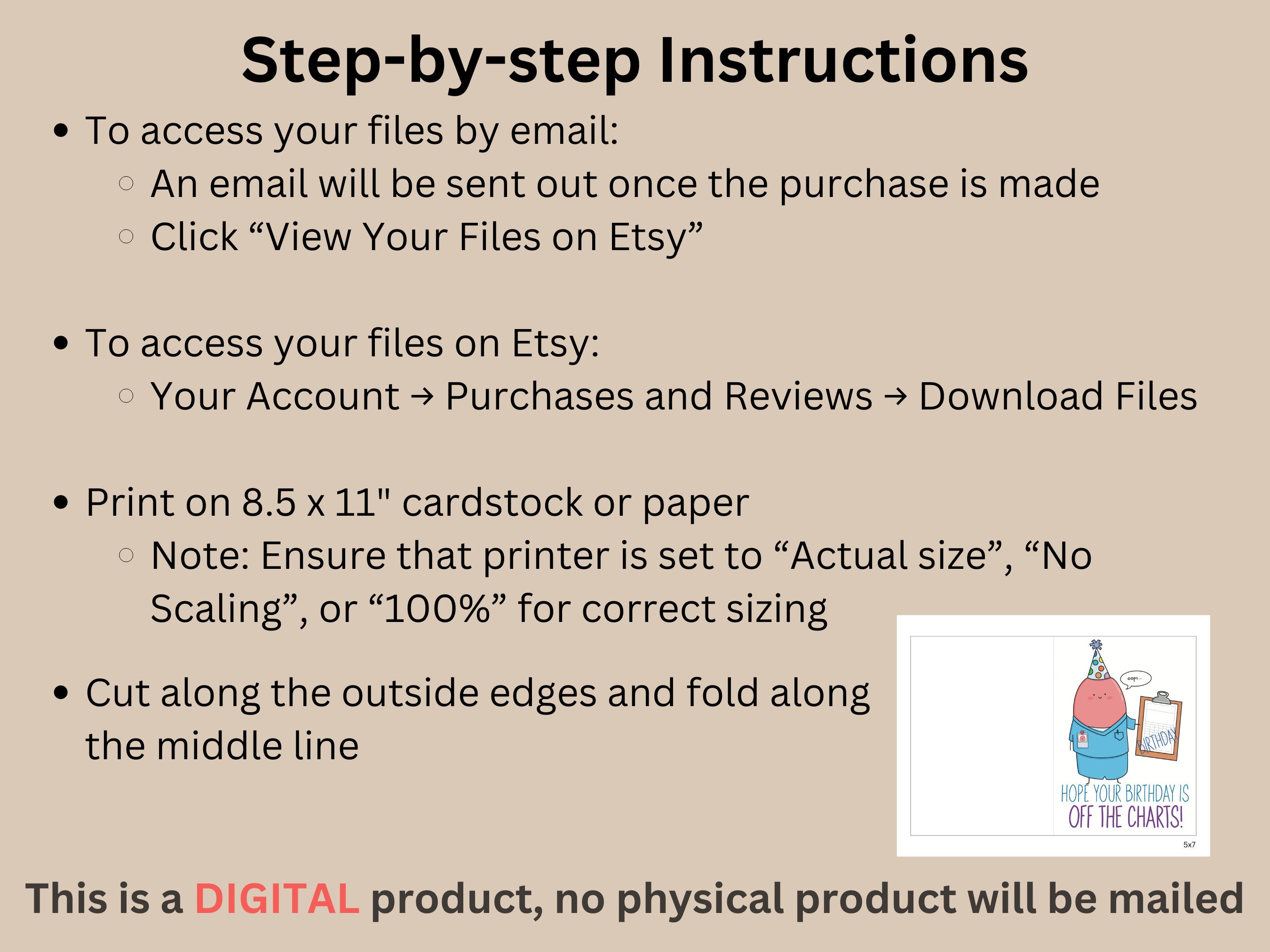 Funny Printable Medical Birthday Card for Nurses, Doctors, Hospital ...