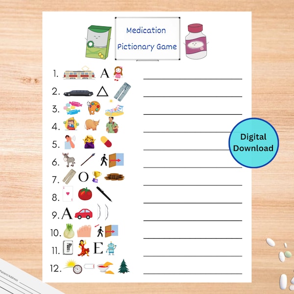Lab Week Pictionary - Etsy