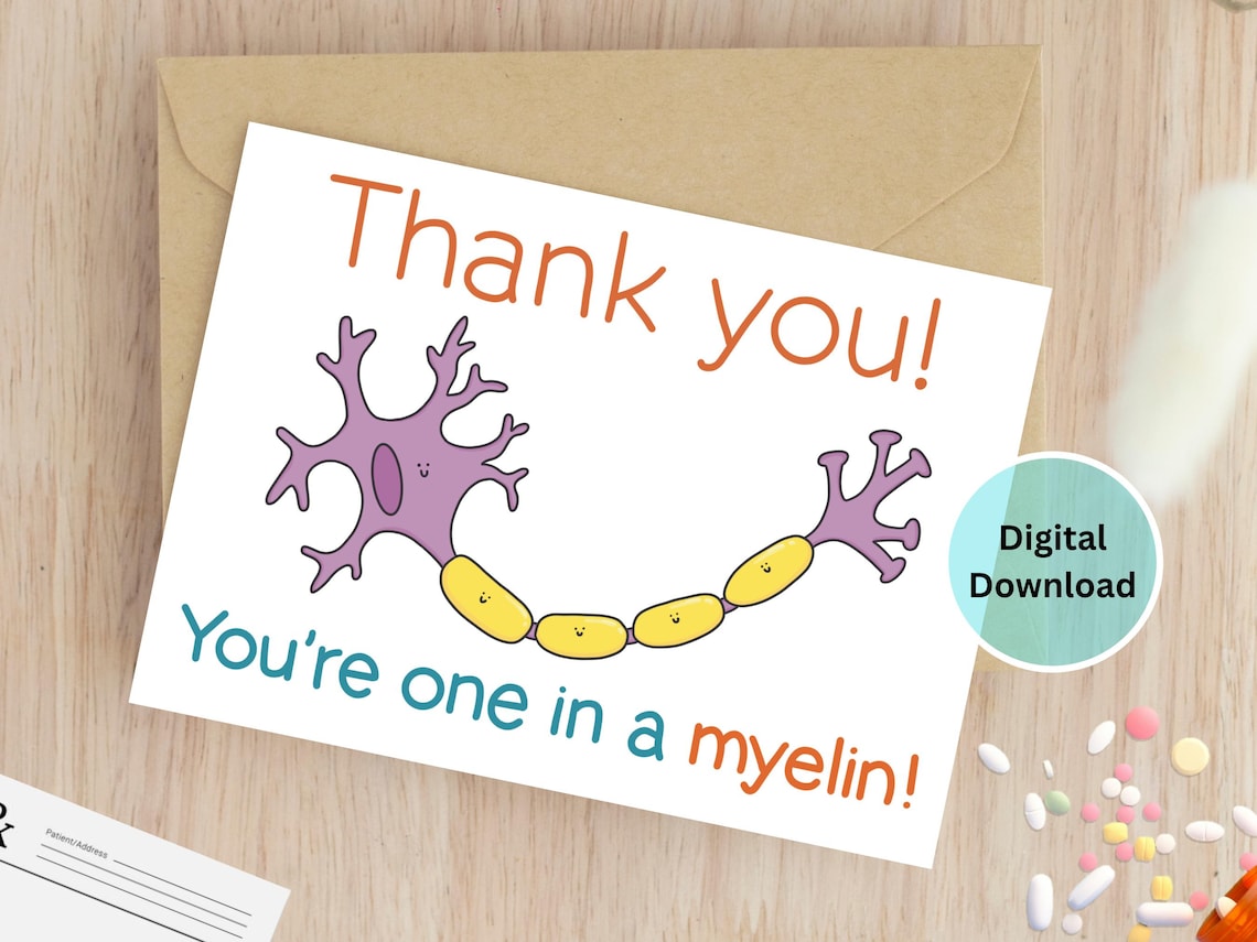 Funny Healthcare Medical Printable Thank You Card for Preceptors ...