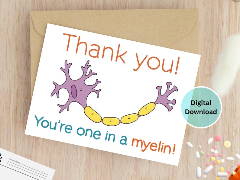 Funny Healthcare Medical Printable Thank You Card for Preceptors ...
