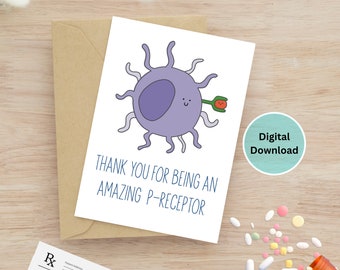 Funny Healthcare Medical Printable Thank You Card for Preceptors ...