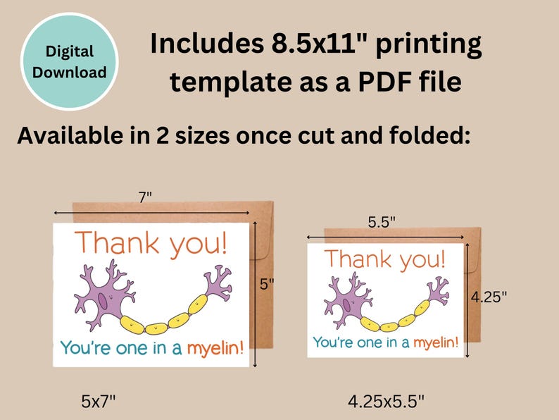 Funny Healthcare Medical Printable Thank You Card for Preceptors ...