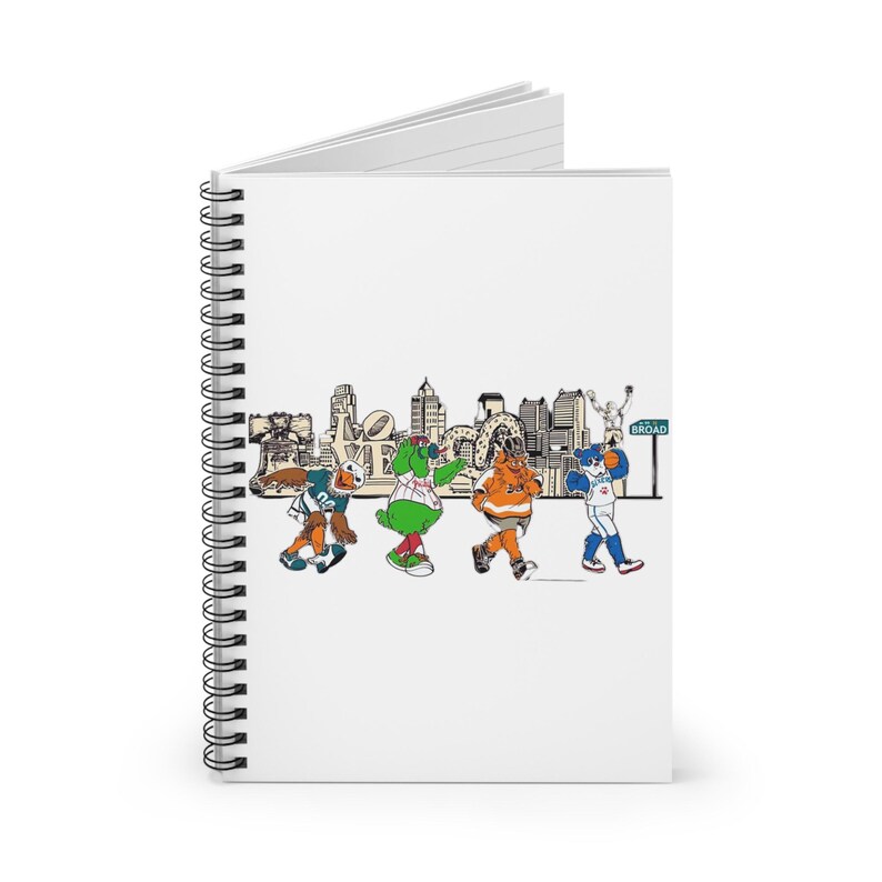 Philadelphia Sports Mascots Notebook - Featuring All Four Iconic ...