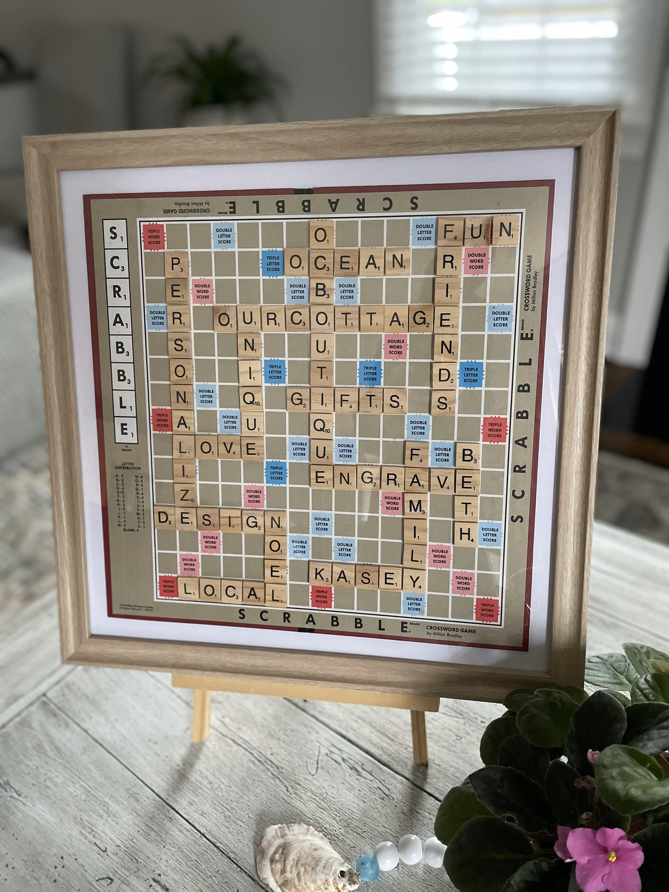 Customized Vintage Framed Scrabble Boards - Etsy