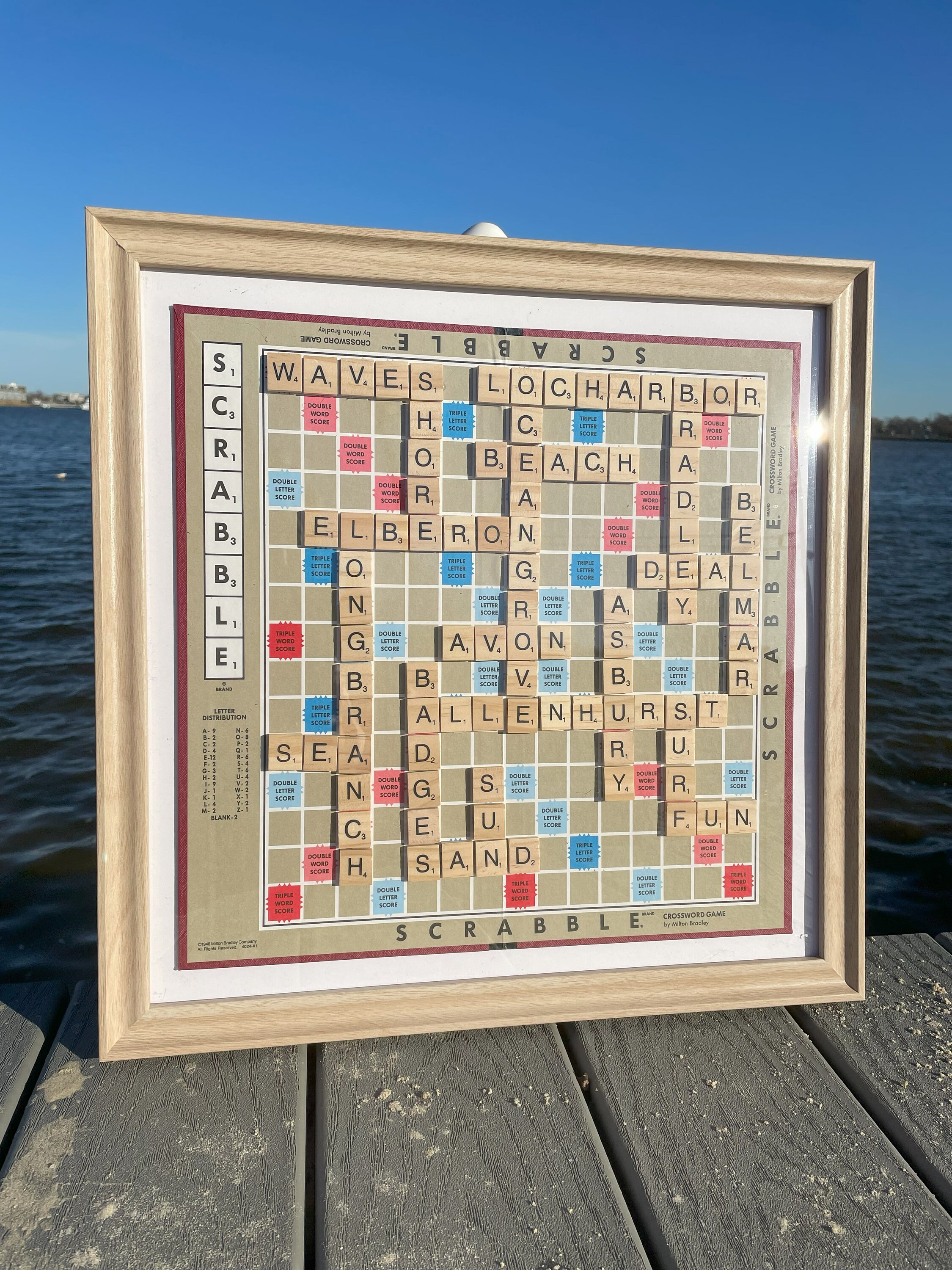 Customized Vintage Framed Scrabble Boards - Etsy