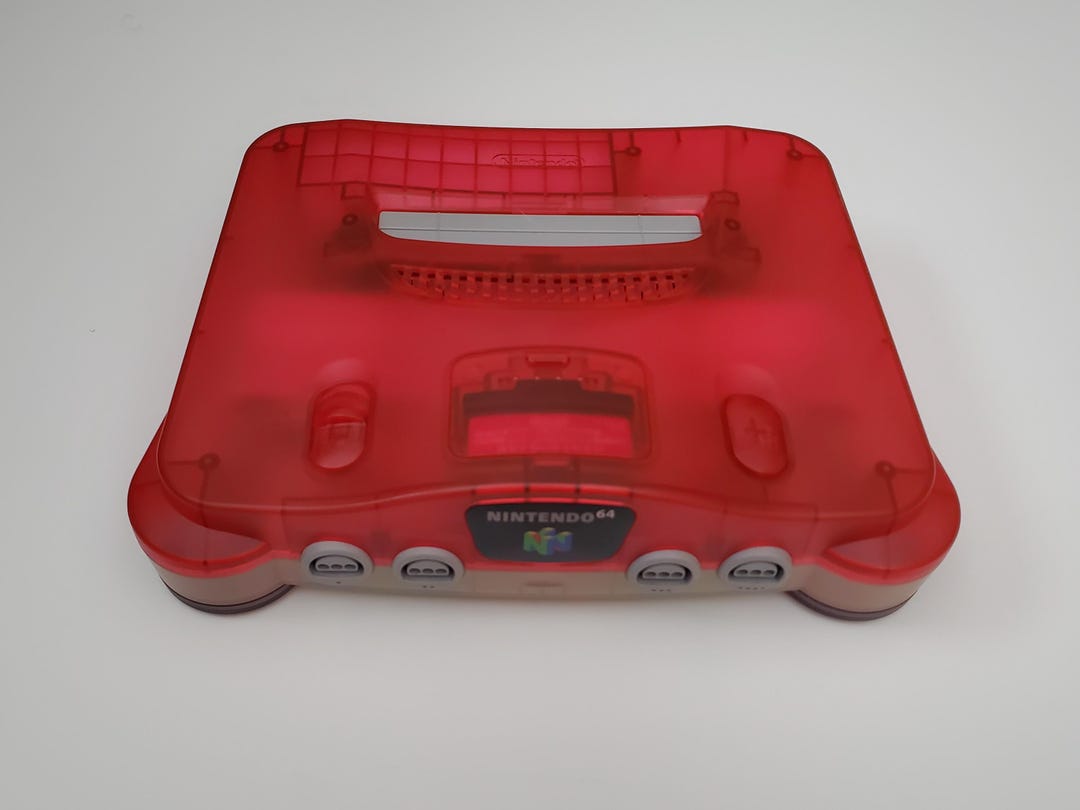 Refurbished Watermelon Red Nintendo 64 Bundle Region-free Tested ...
