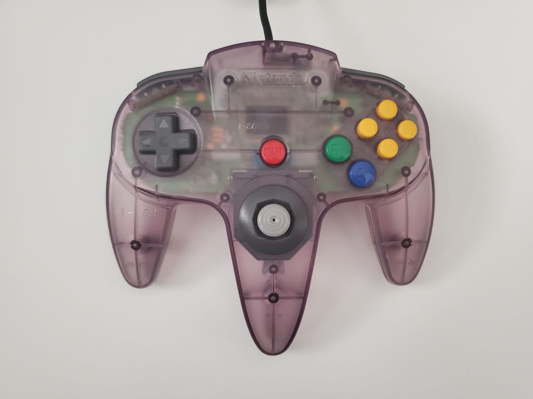 Restored Atomic Purple Nintendo 64 W/tight Rebuilt Joystick Tested ...