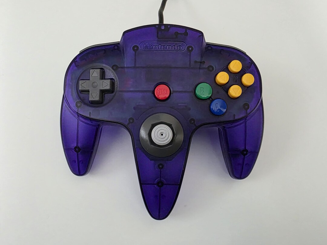 Nintendo 64 Controller Grape Purple W/tight Joystick - Etsy