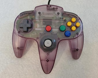 Atomic Purple Nintendo 64 Controller cosmetically Flawed Authentic OEM ...