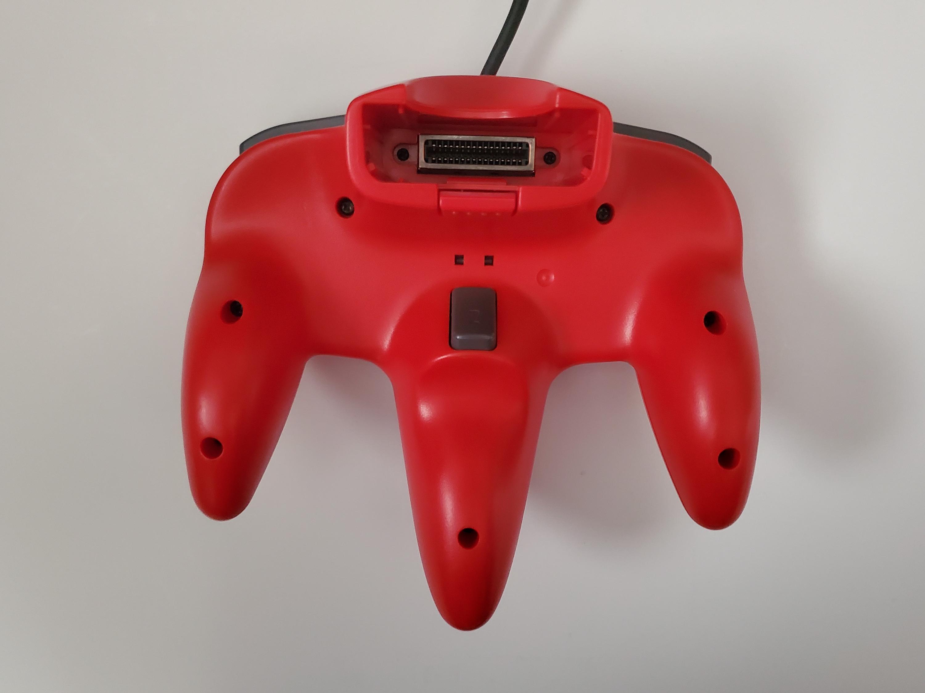 Restored Red Nintendo 64 Controller (cosmetically Flawed) W/tight ...