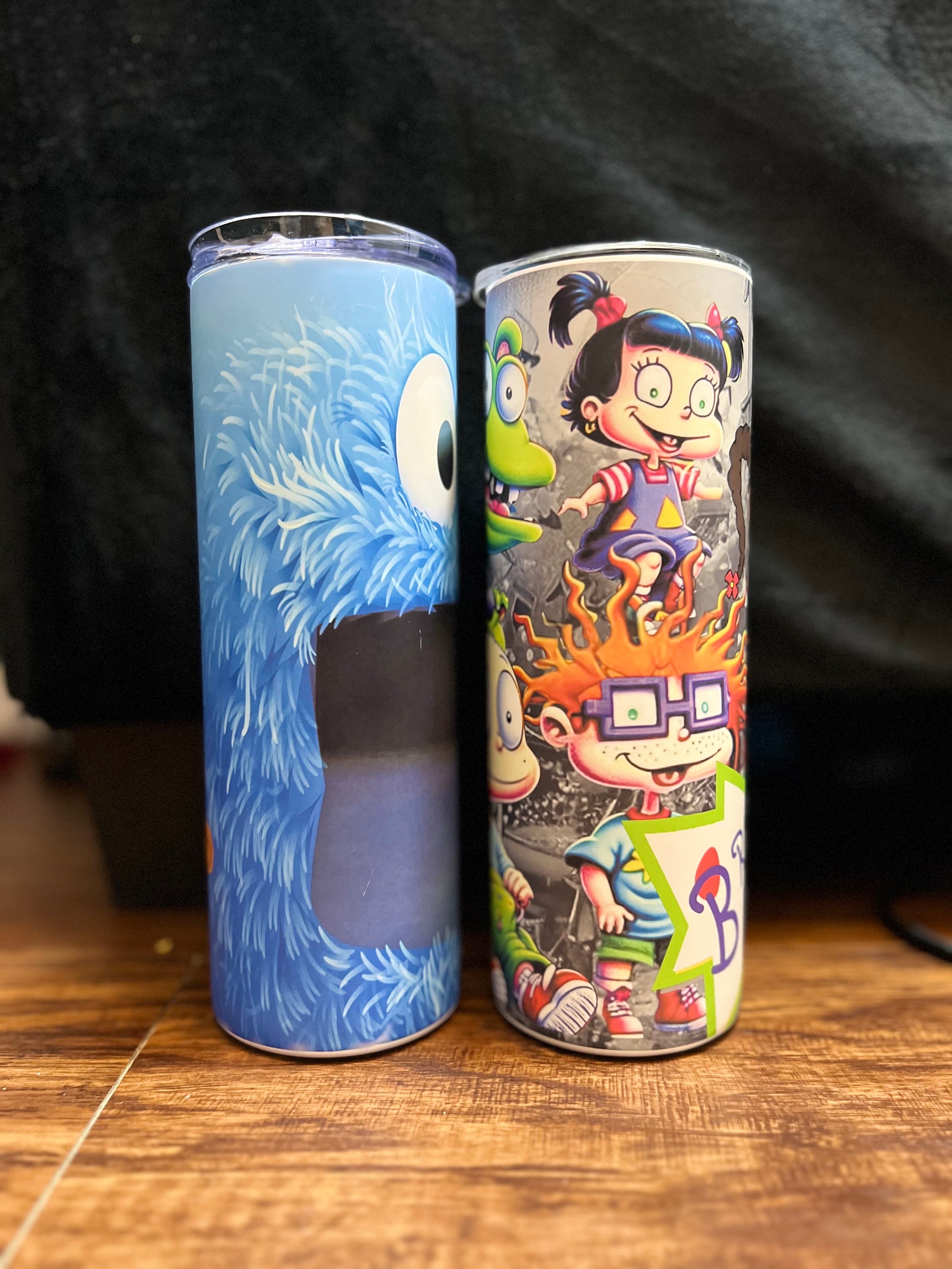 Rugrats Tumbler Cartoon Design for Kids | 20oz Skinny Tumbler Wrap ...