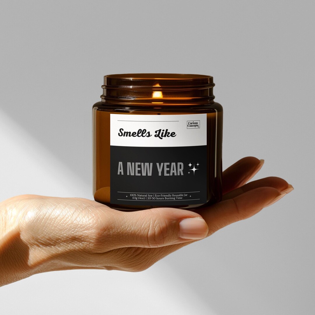 Smells Like A New Year Candle New Year Gift, Couple's Gift, Gifts for ...