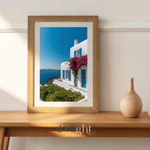 Greek Island Beach Wall Art Set, Digital Wall Art, Sea Photography, Sea ...