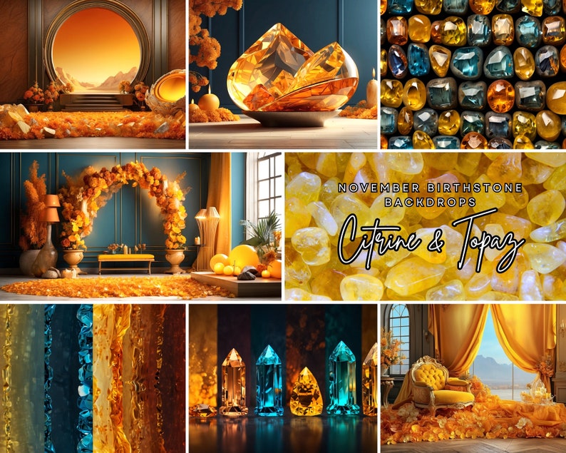 November Birthstone Backdrops - Etsy