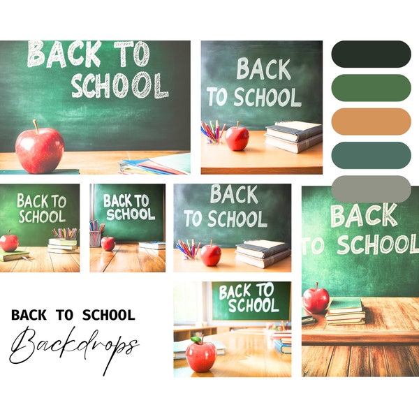 School Backdrop - Etsy