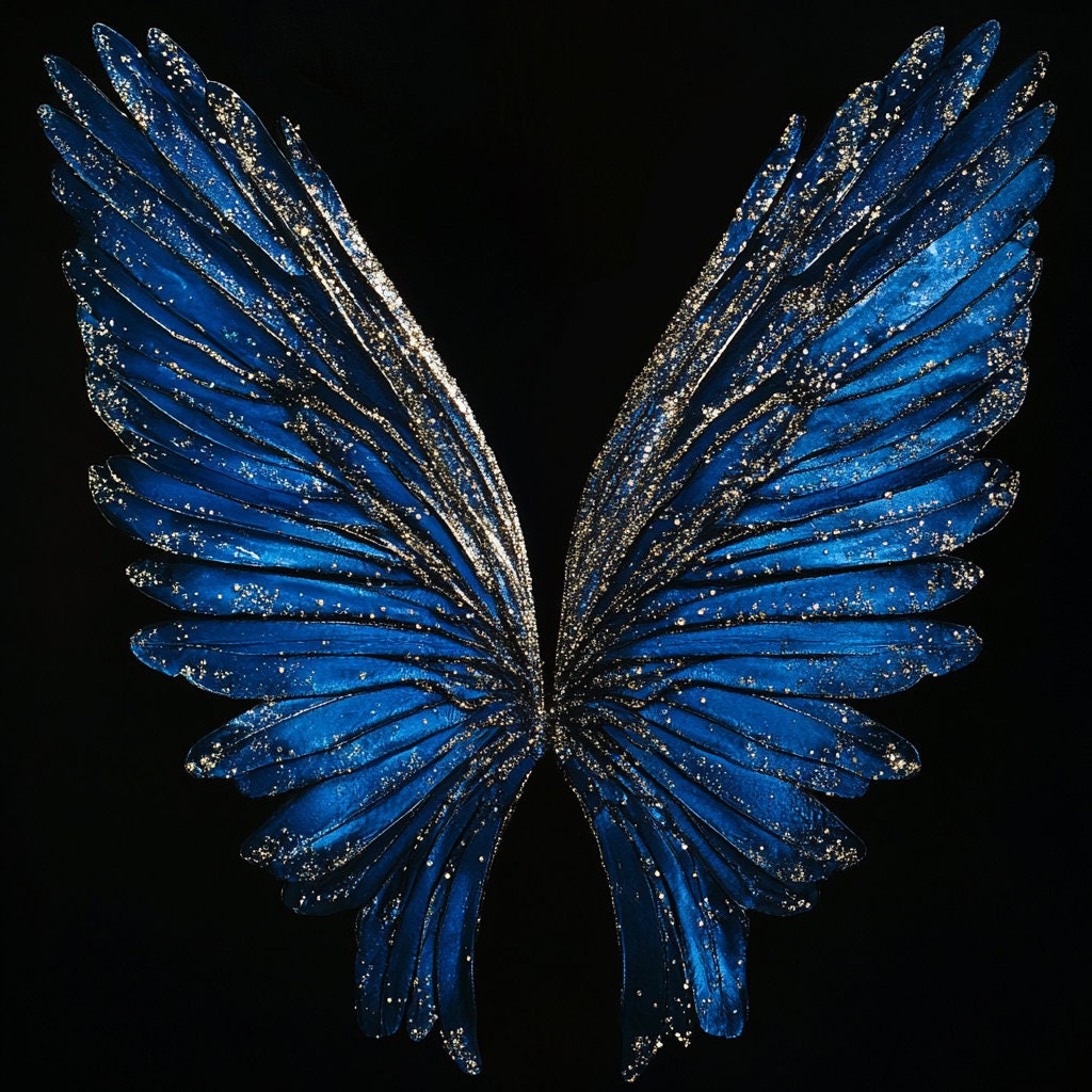 Sapphire Angel Wings Backdrops - Etsy