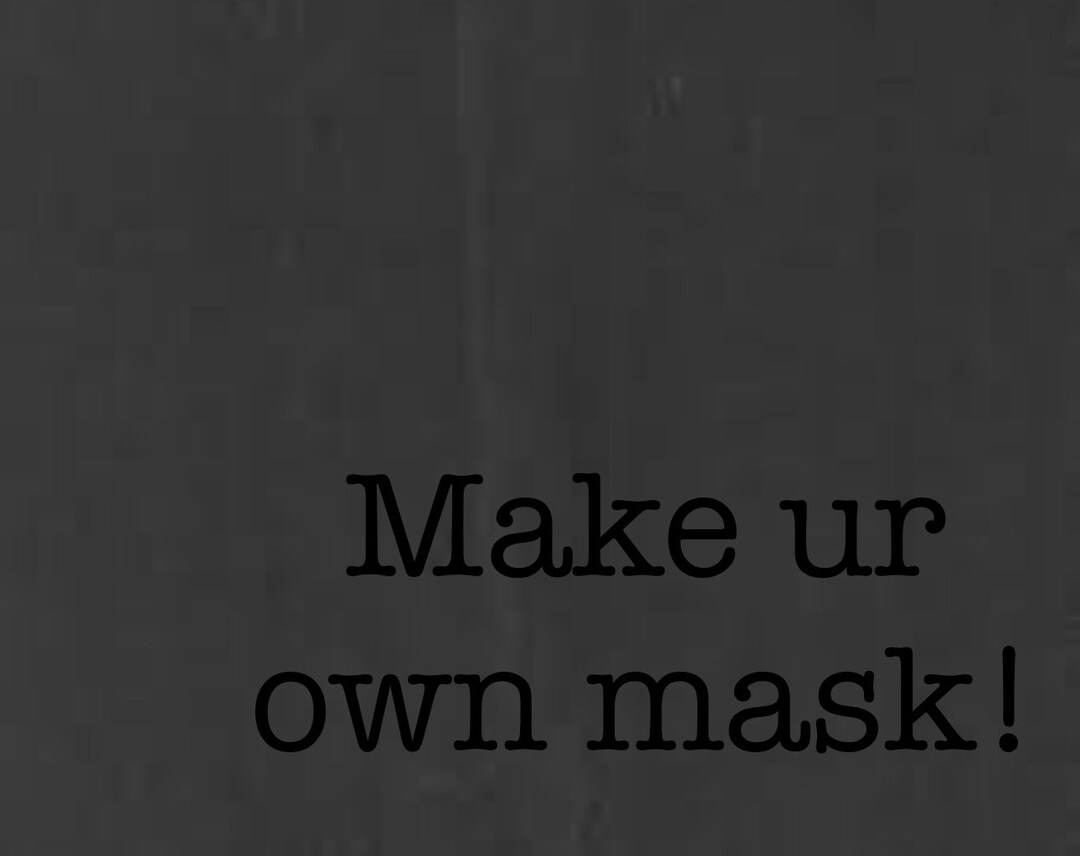Create Your Own Mask - Etsy