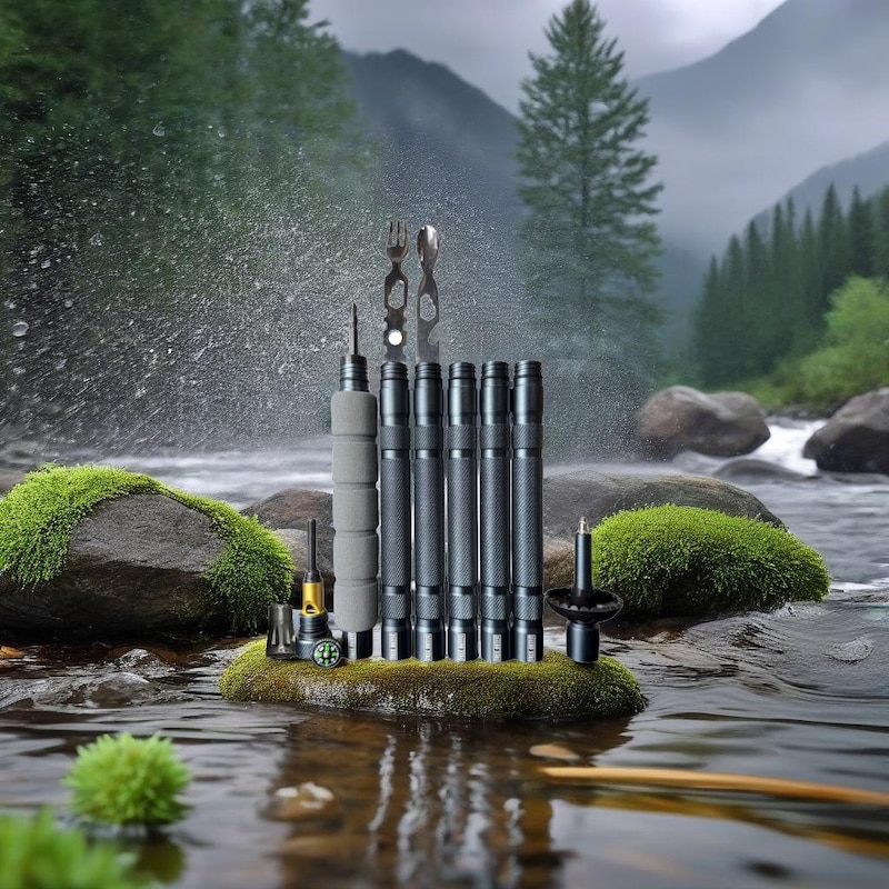 Hiking Stick With Light - Etsy