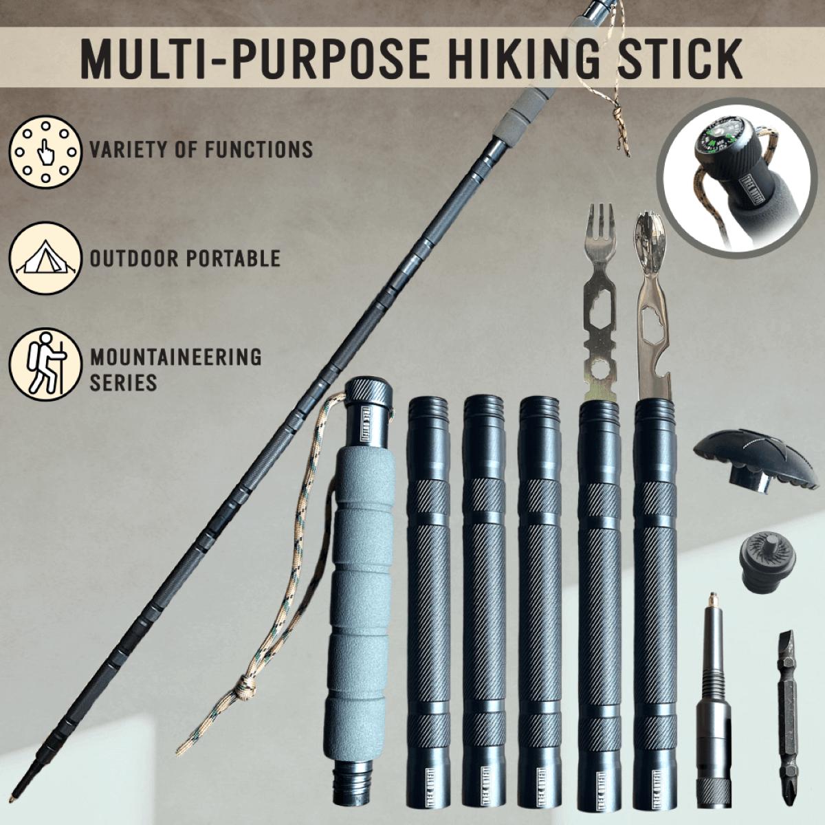 Trek Outfit 17-in-1 Tactical Trekking Poles With Survival Tools and ...