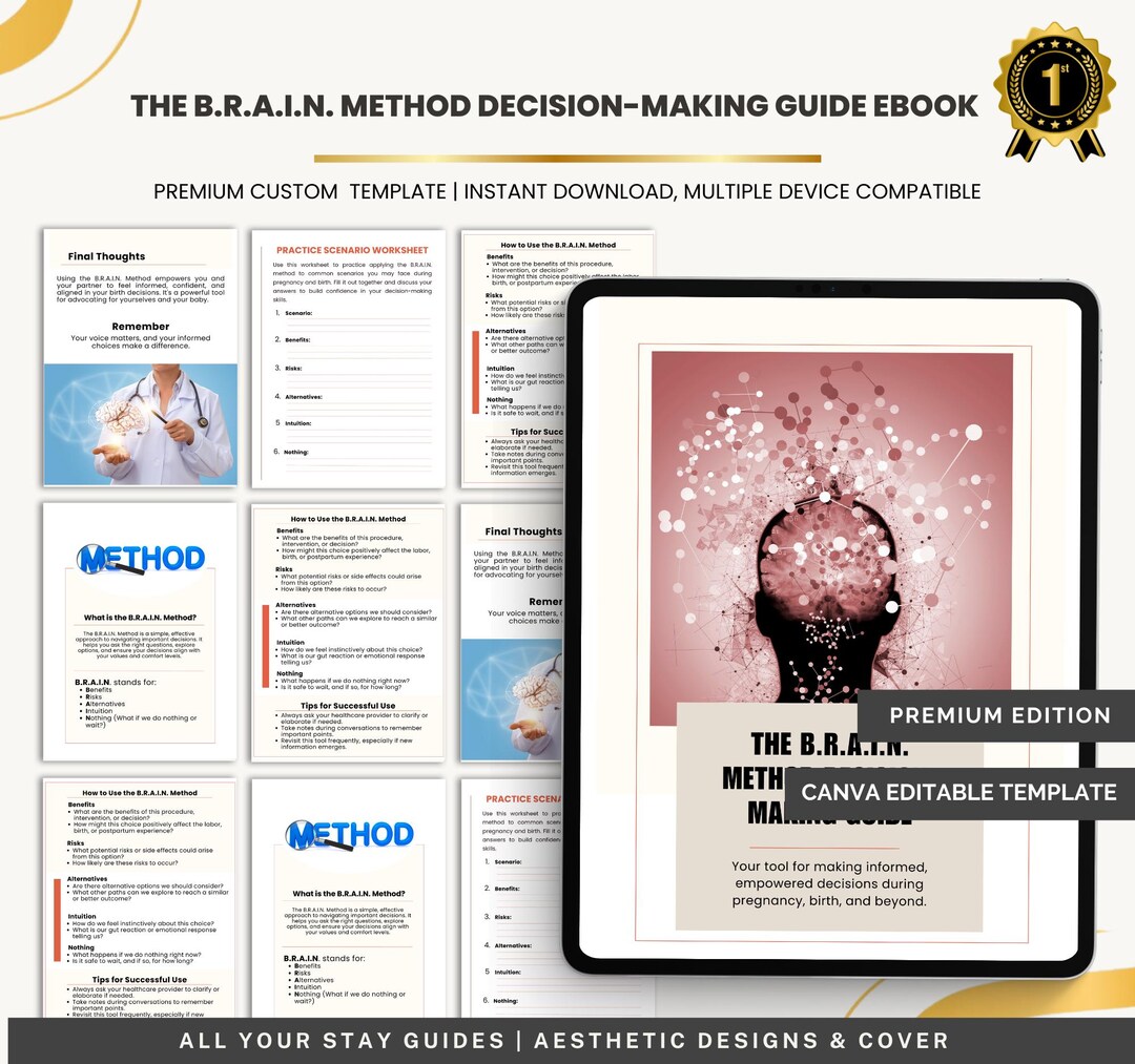 The B.R.A.I.N. Method Decision-making Guide EBOOK, Enhance Decision ...