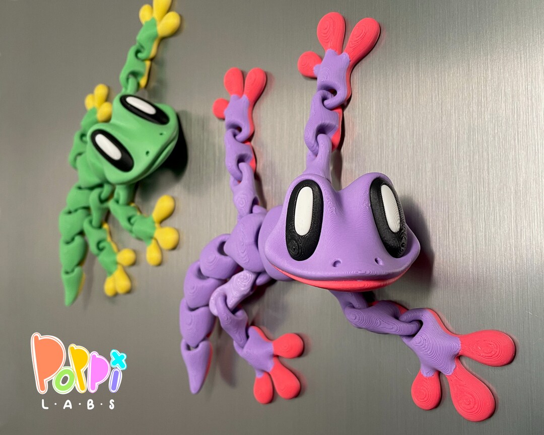 Blob Lab Gecko Flexi Magnetic - Etsy