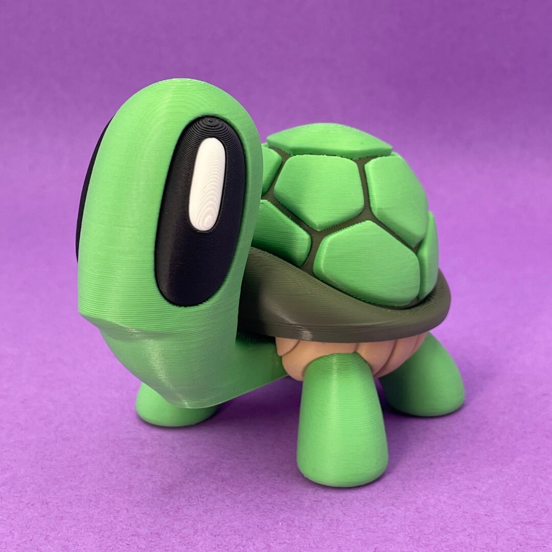 Blob Lab Turtle With Shell, Secret Compartment and Hat Accessories - Etsy