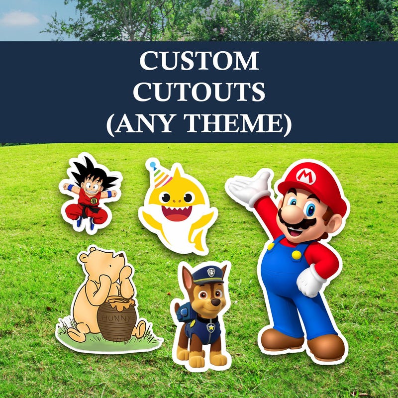 Character Cutout - Etsy