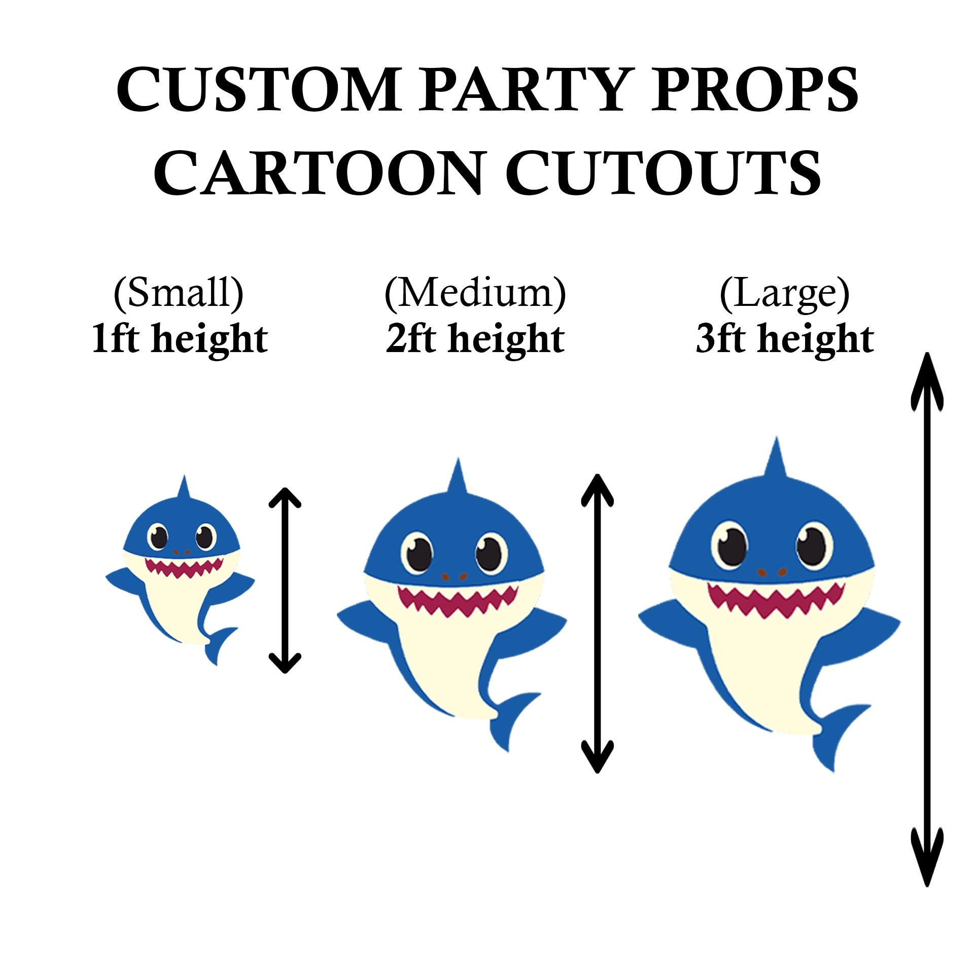 Custom Character Cutouts: Any Theme Party Props , With Easel Back ...