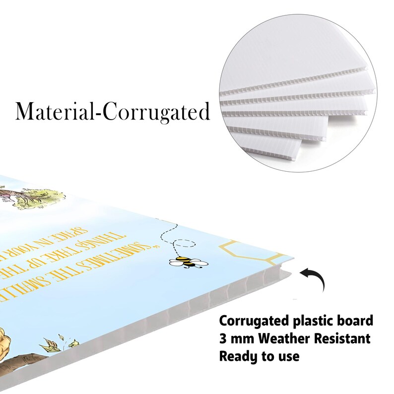 Winnie the Pooh Baby Shower Welcome Sign: Classic Bear Theme - Etsy