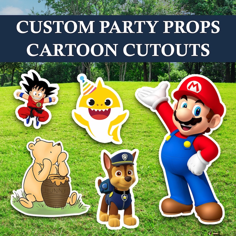 Character Cutout - Etsy