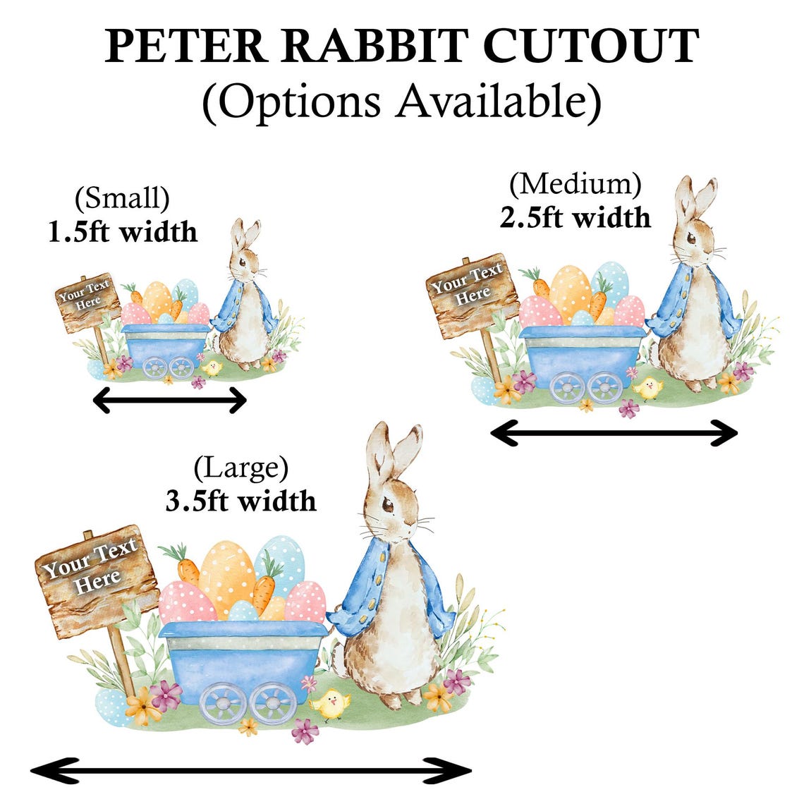 Peter Rabbit Cutout | Easter Decor | Bunny Birthday| Easter Signs - Etsy