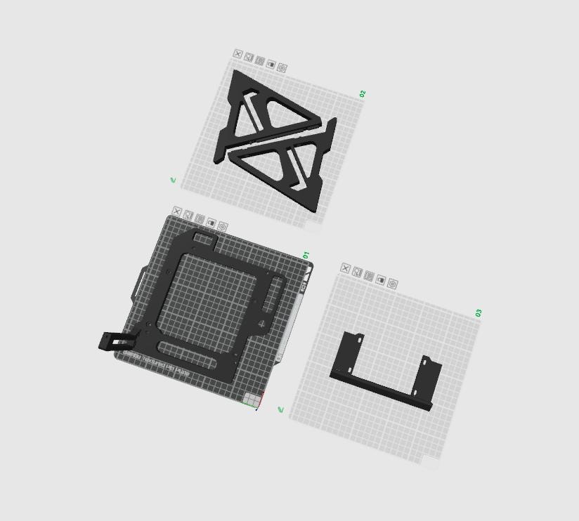 3D Print File - STL Open Frame PC Case Compact Super Airflow Design ...