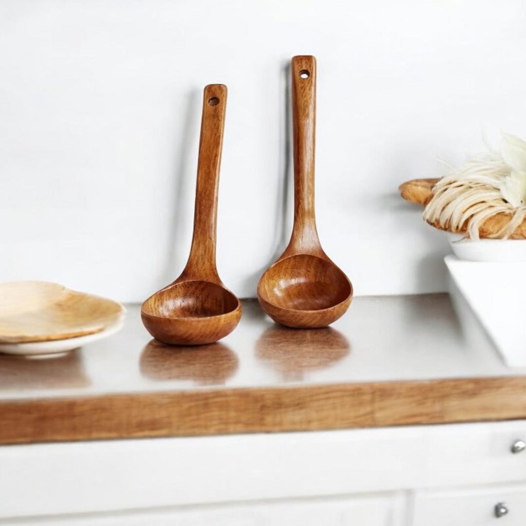 Wooden Ladle - Handcrafted Kitchen Utensil - Perfect Gift for Her, Him ...