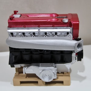 Nissan RB26 DETT Engine Model Scale 1/4 Nissan Skyline GTR Engine 3D ...