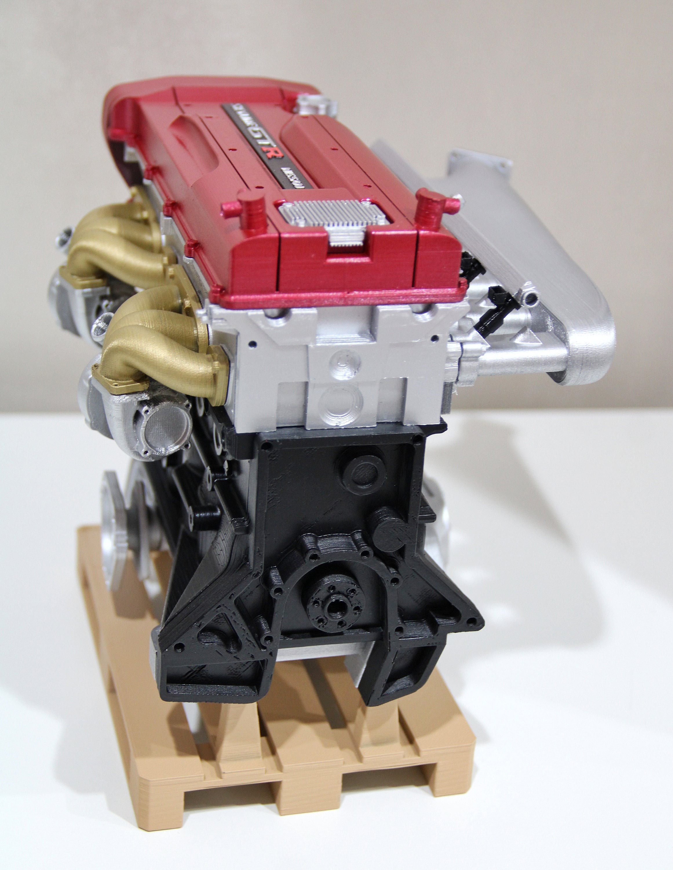 Nissan RB26 DETT Engine Model Scale 1/4 Nissan Skyline GTR Engine 3D ...